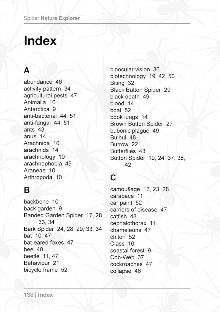 Spider Nature Explorer by Jonathan Leeming
