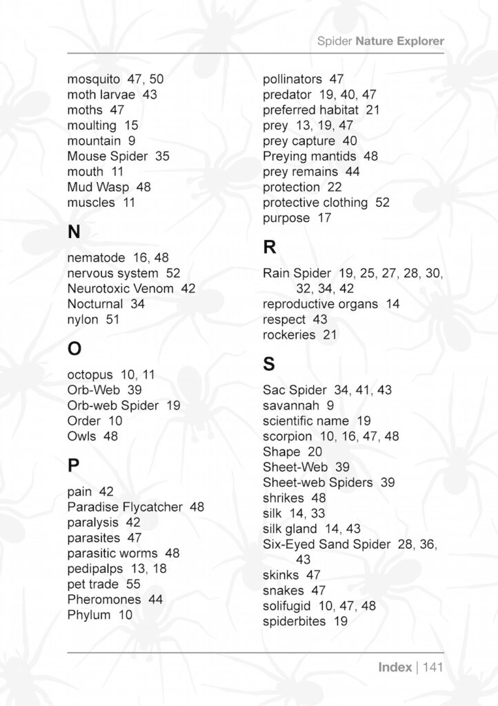 Spider Nature Explorer by Jonathan Leeming