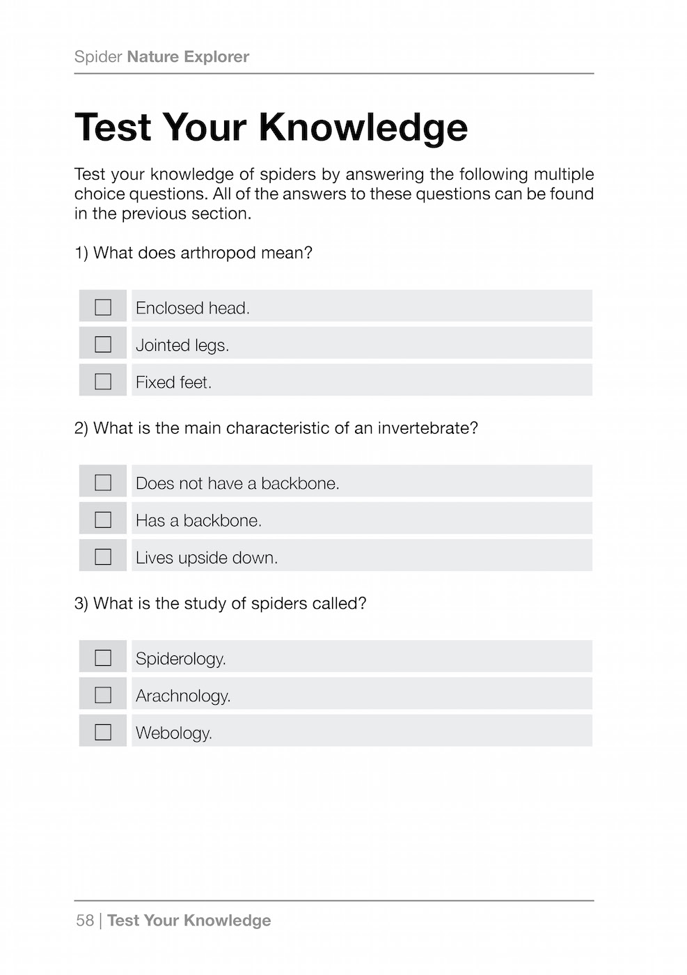 Spider Nature Explorer by Jonathan Leeming