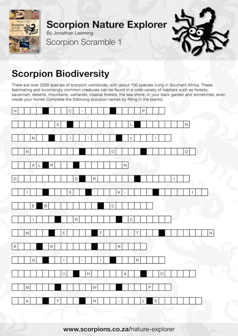 Scorpion Nature Explorer by Jonathan Leeming