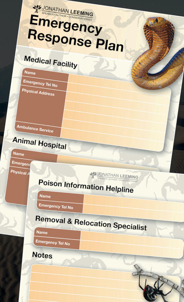 Essential Scorpion Sting First Response Book by Jonathan Leeming