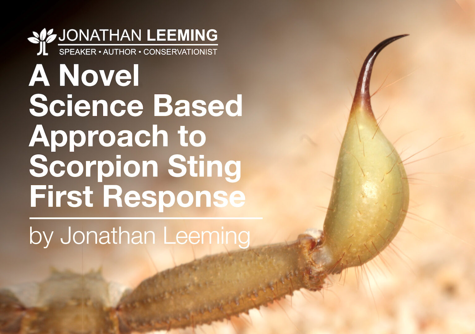 Scorpion Info by Jonathan Leeming